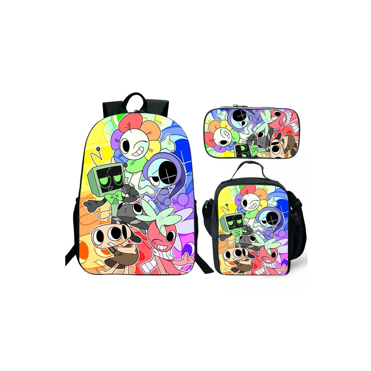 NEW Dandy's World Backpack and Lunch bag Dandy's World Bookbag for boy ...
