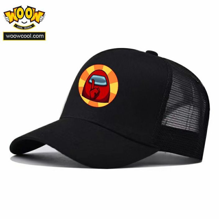 Among Us Snapback Hat Adjustable Flat Bill Baseball Cap
