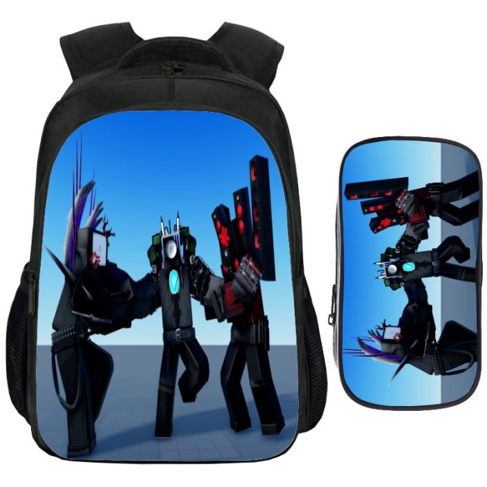 NEW Skibidi toilet Backpack and Lunch bag Skibidi toilet Bookbag for ...
