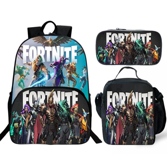 NEW Fortnite Backpack For School Waterproof Bookbag Lunchbox Boy Gifts ...