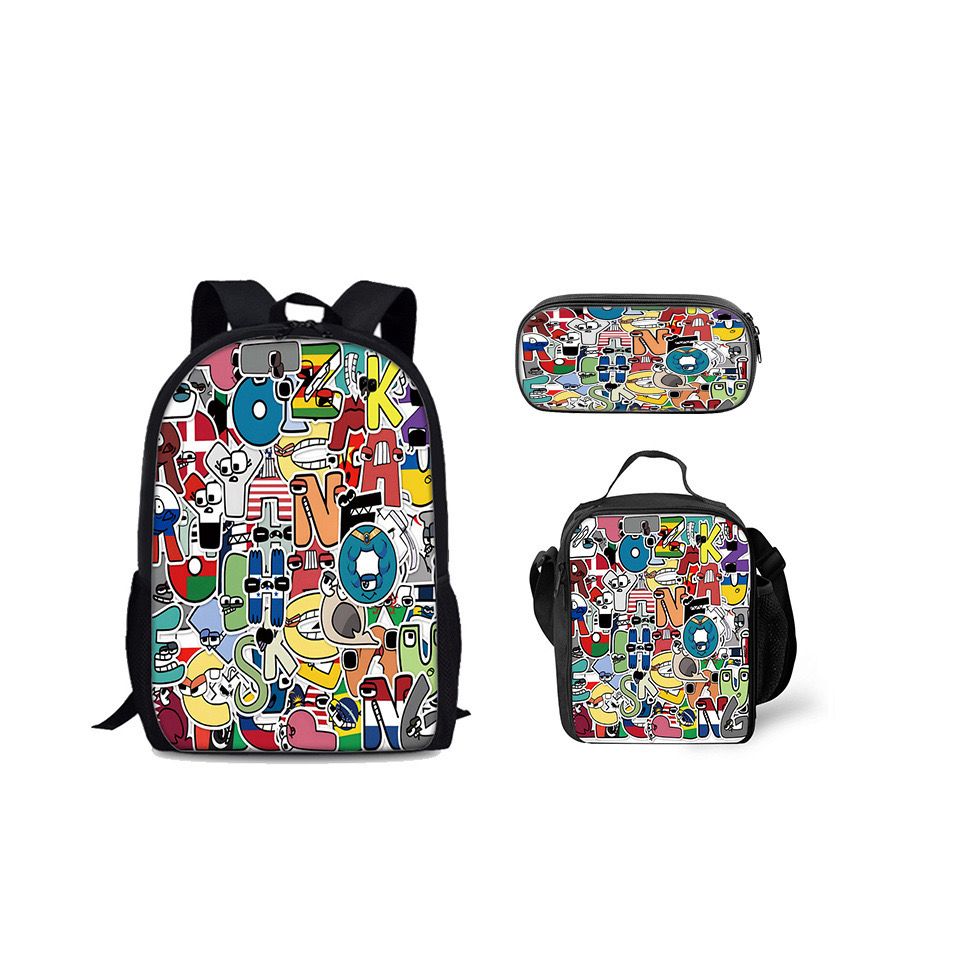 Alphabet Lore Backpack for Girls & Boys for Kindergarten & Elementary ...