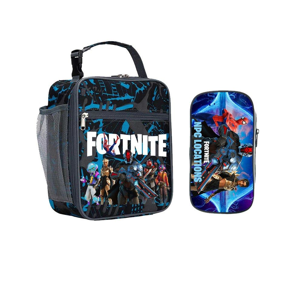 Fortnite Lunch Box Waterproof Insulated Lunch Bag Portable Lunchbox 4