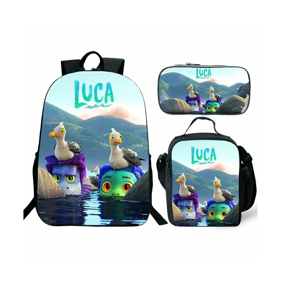 NEW Luca Backpack Lunch box School Bag Kid Bookbag