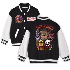 Five Nights at Freddy's Baseball Jackets Boys Girls Kid's