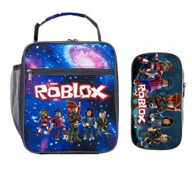 Roblox Lunch Box Waterproof Insulated Lunch Bag Portable Lunch box 1
